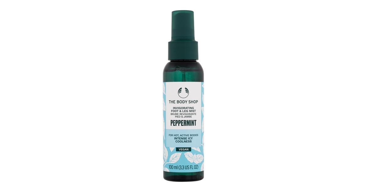 The Body Shop Peppermint Invigorating Foot & Leg Mist Sprej na nohy pro ...