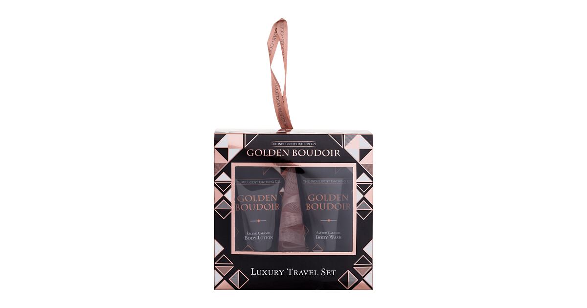 The Indulgent Bathing Co. Golden Boudoir Luxury Travel Set Tělové mléko ...