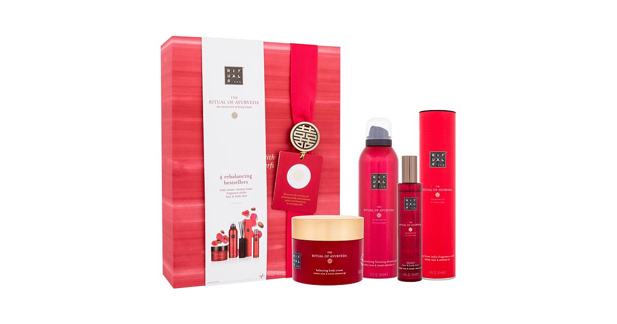 Rituals The Ritual Of Ayurveda 4 Rebalancing Bestsellers Sprchová pěna ...